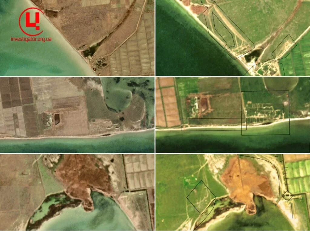 В Крыму россияне активно строят фортификации на побережье / NV
