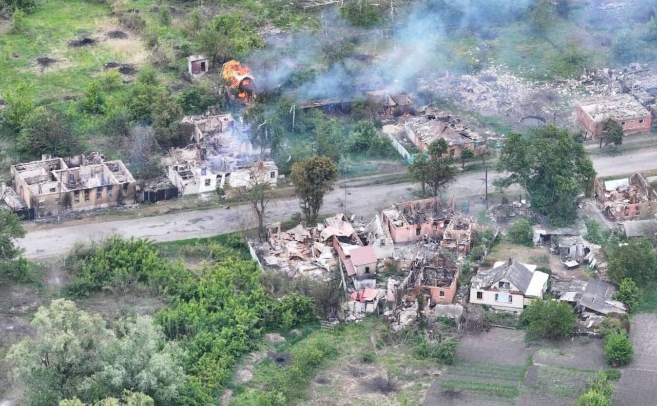 What Vovchansk looks like now, photos taken from a drone have appeared ...