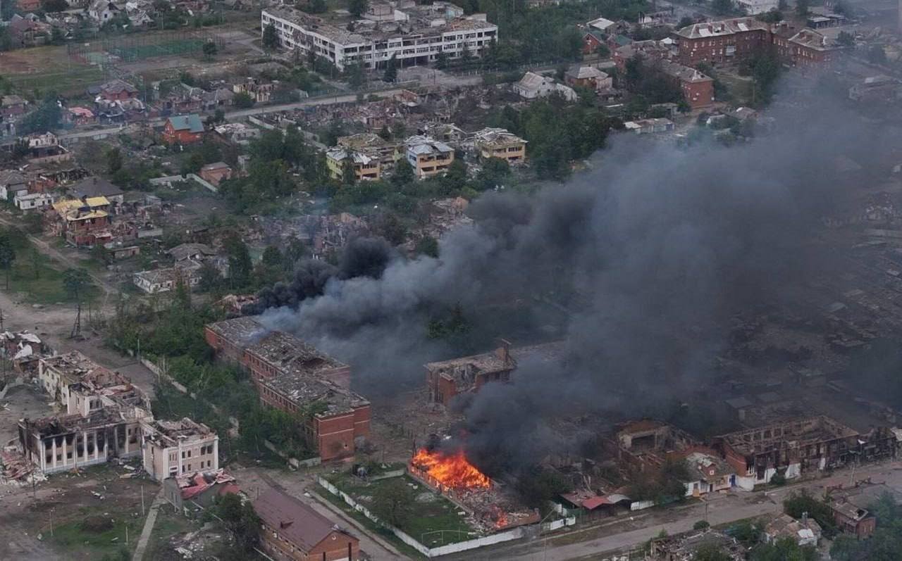 What Vovchansk looks like now, photos taken from a drone have appeared ...