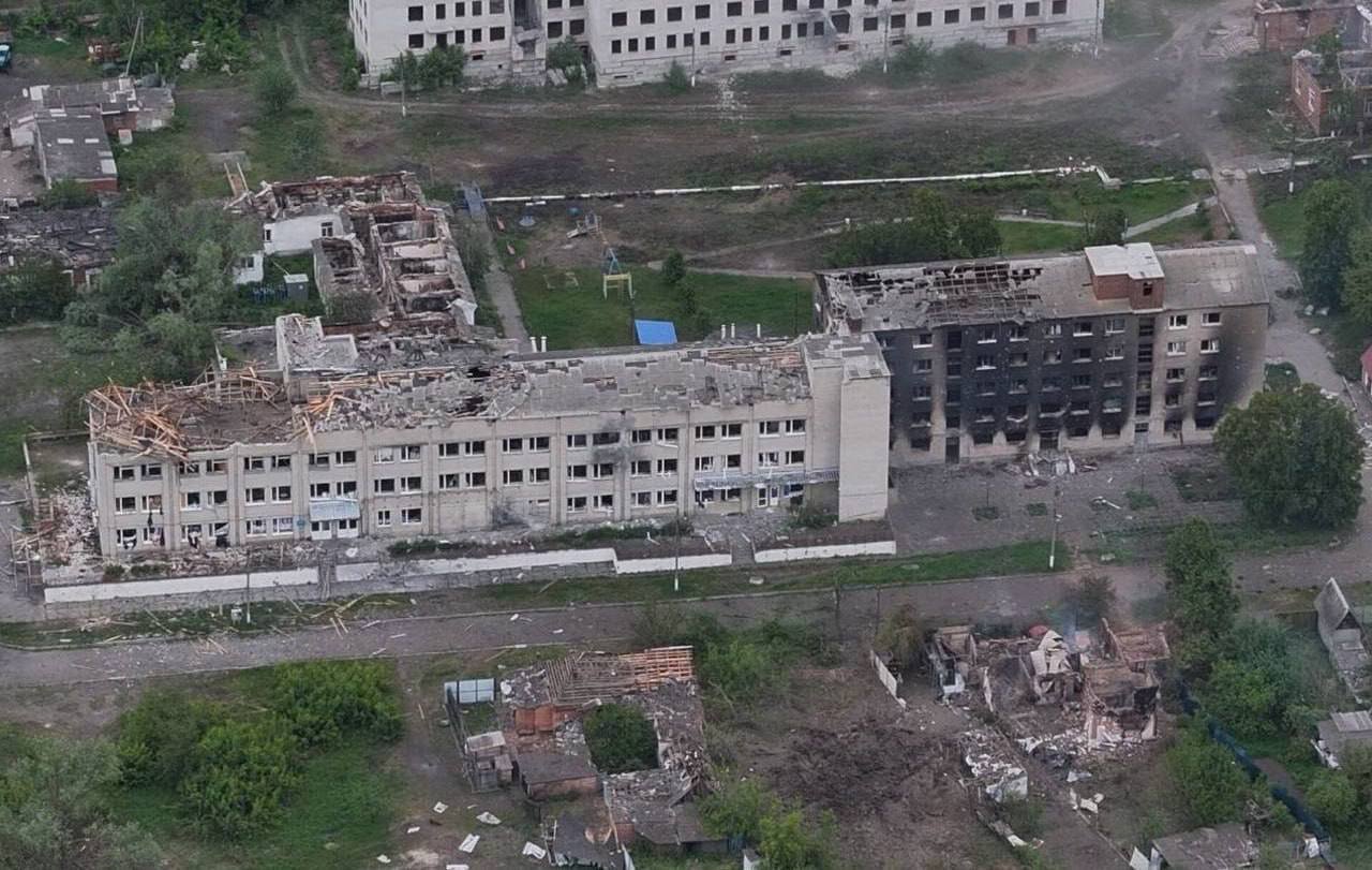 What Vovchansk looks like now, photos taken from a drone have appeared ...