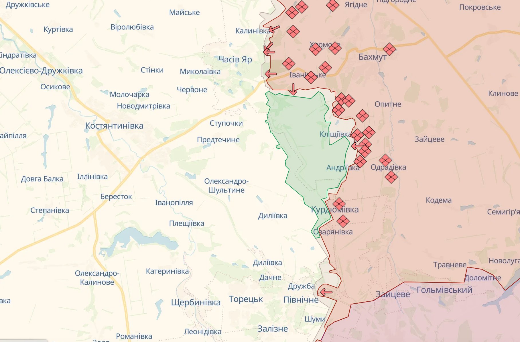 Russia has advanced in two sectors in Donetsk Oblast — map / The New ...