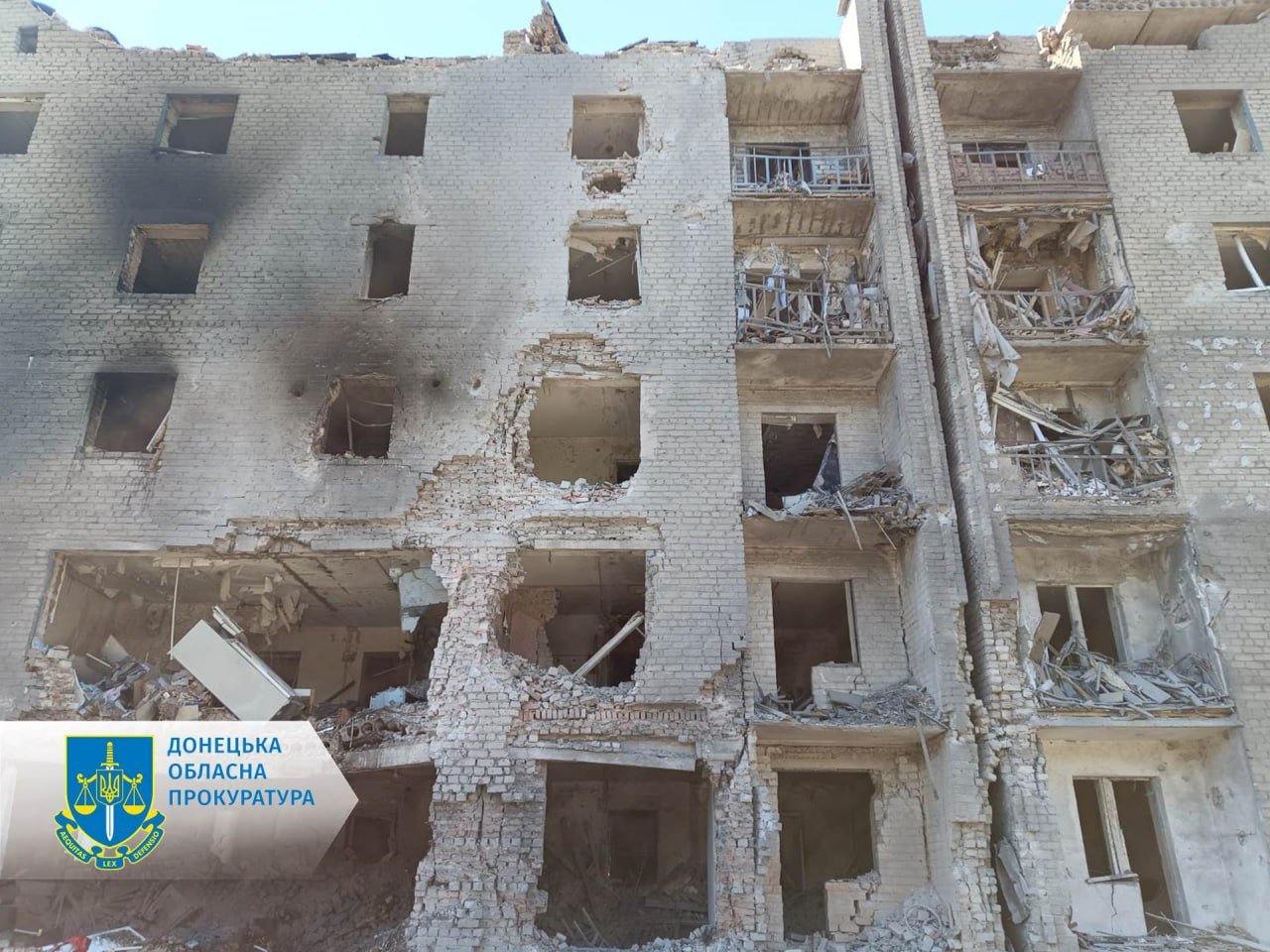 Russia dropped high-explosive Fab-500 on Selidove, wounded children ...