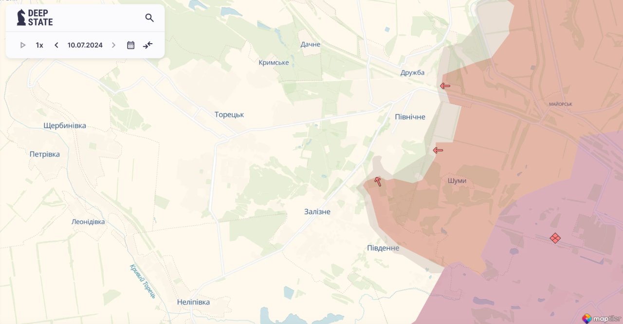 Frontline town of Toretsk devastated by Russian bombs, video shows ...
