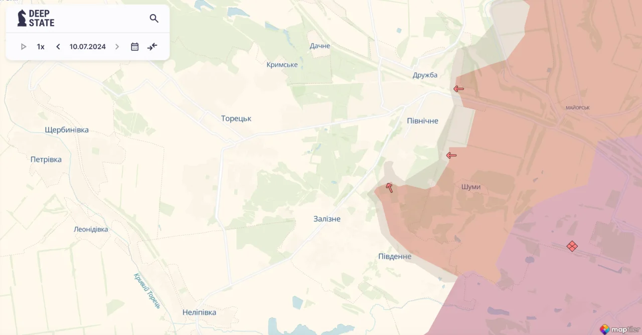 Frontline town of Toretsk devastated by Russian bombs, video shows ...