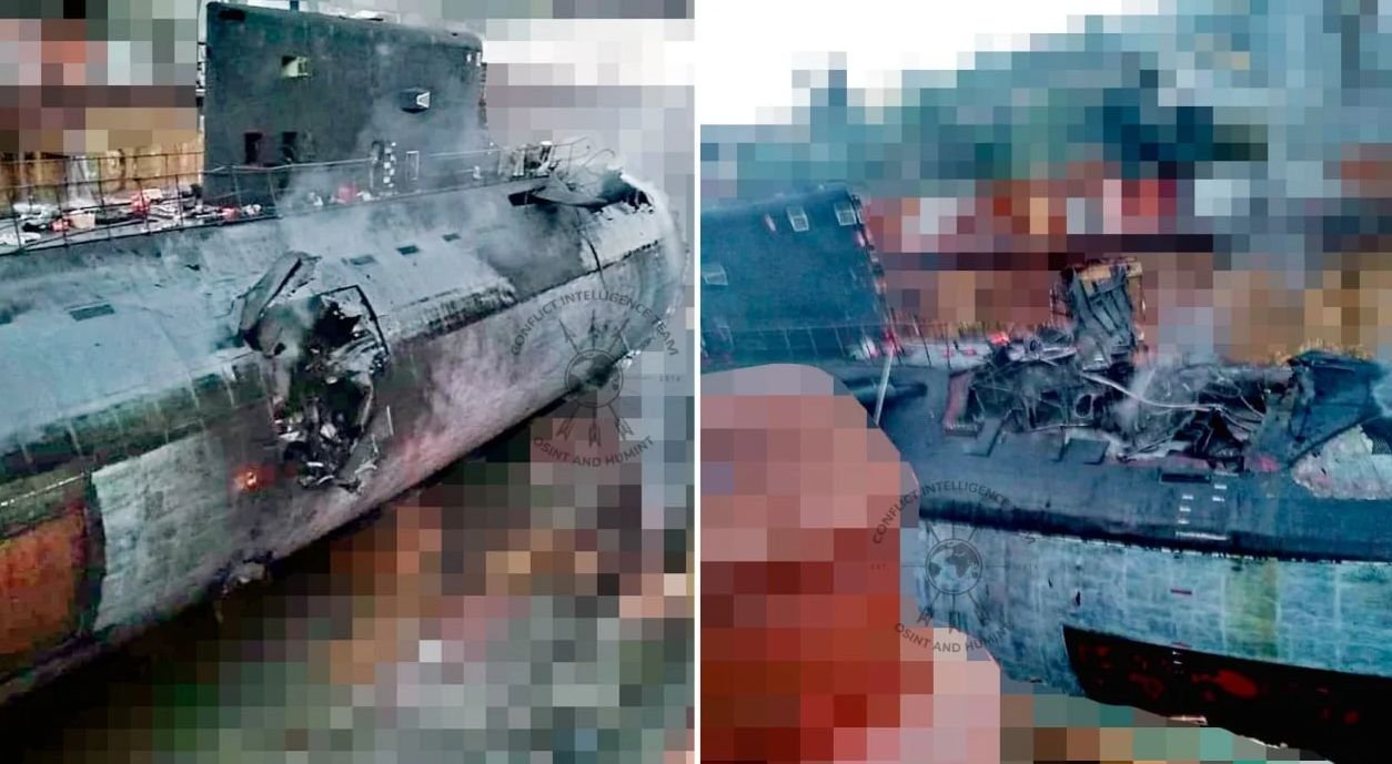 Western media reaction to destruction of Russian improved Kilo-class ...