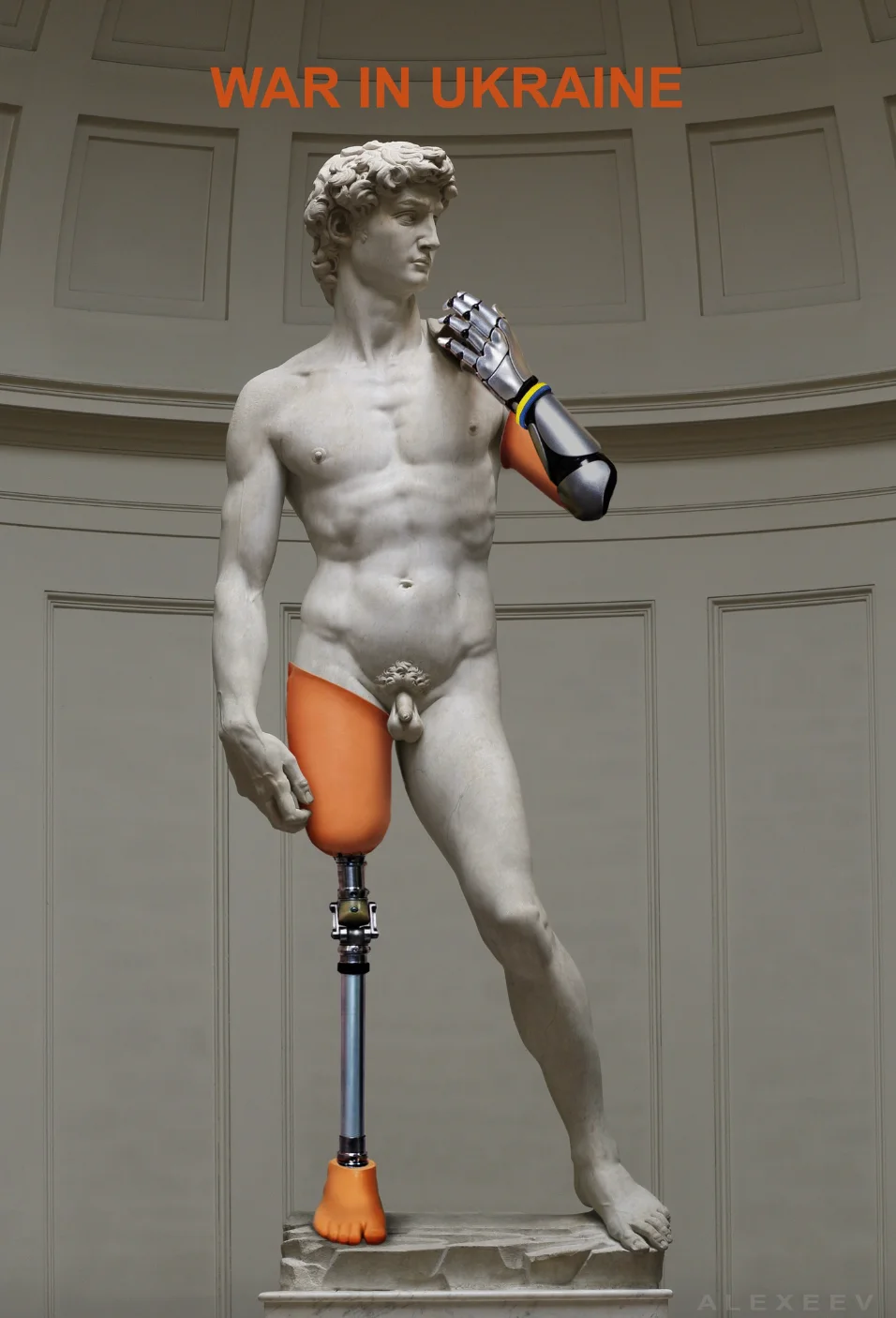 Artist Alex Alekseev Reimagines Classical Sculptures as Wounded Ukrainian Soldiers / The New ...