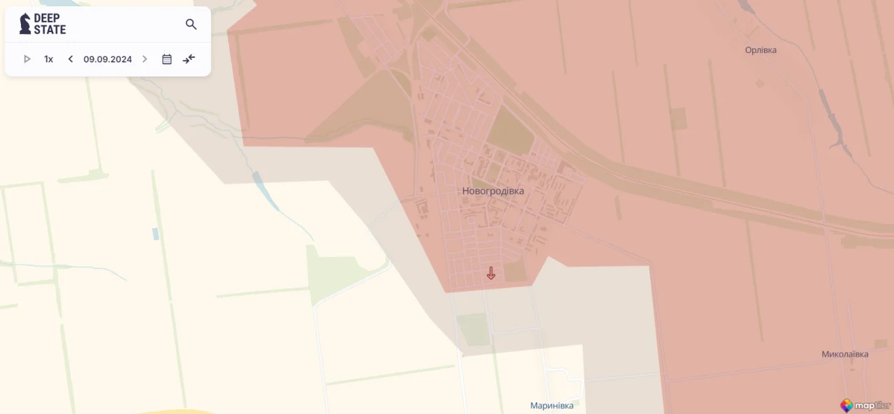 DeepState map shows Russian advances near Krasnohorivka, and two more ...