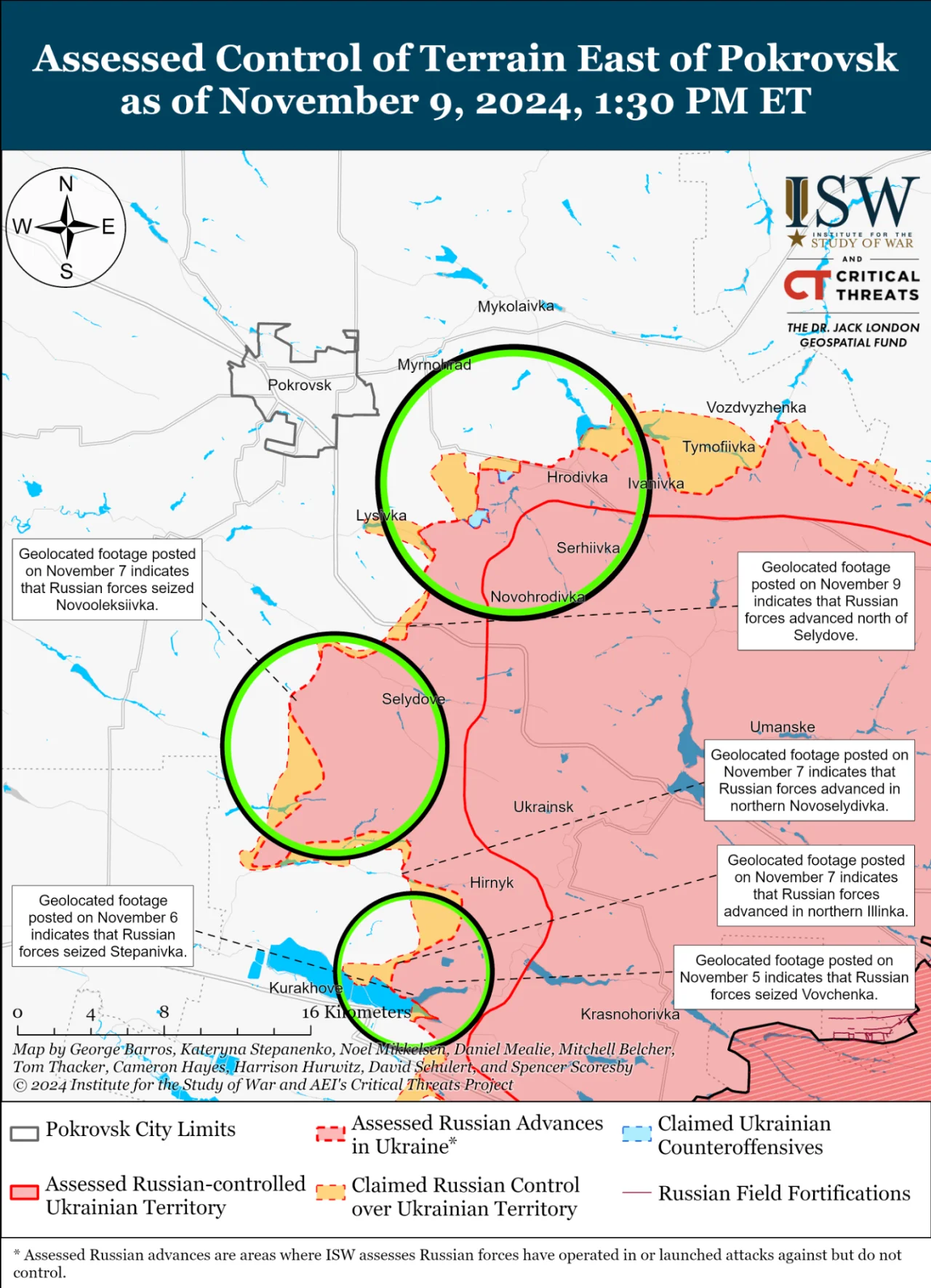 ISW: Ukrainian and Russian Forces Clash Near Pokrovsk Amid Heavy ...