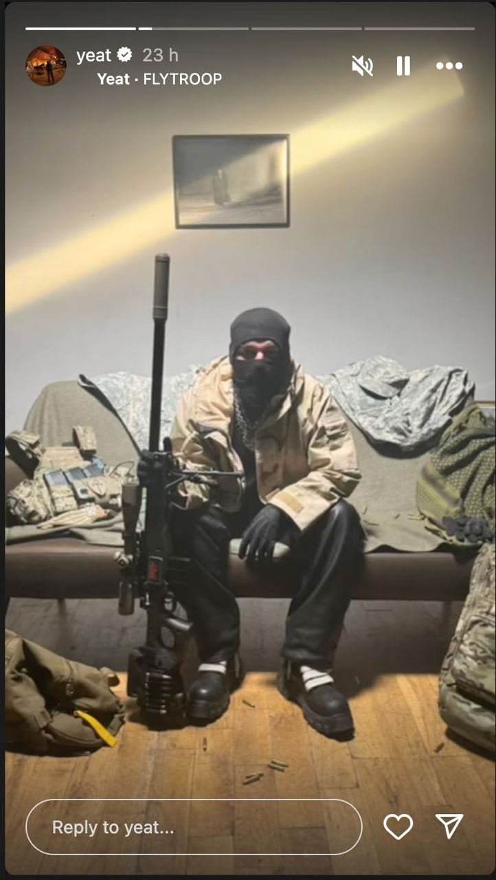 Yeat pays tribute to Ukrainian sniper with record-breaking shot in new ...