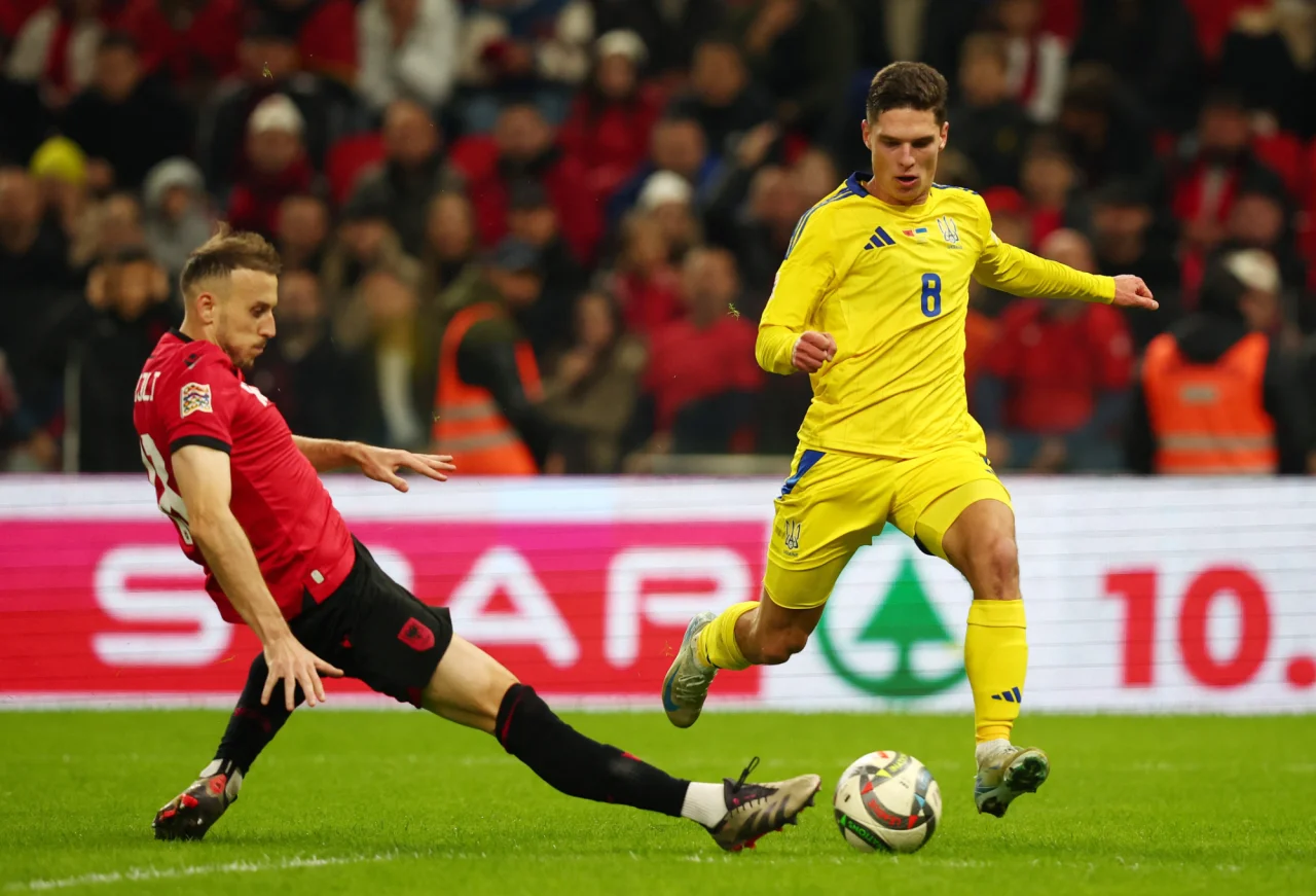 Албания Украина — онлайн-трансляция матча Лиги наций 19 ноября / NV