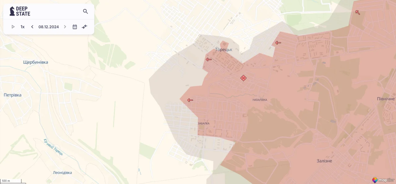 Торецк — Войска РФ продвинулись в городе и возле еще пяти сел в Донецкой области — карта ...