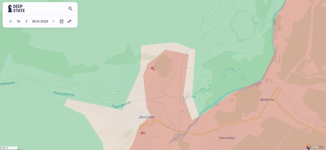 Ситуація на фронті — Росіяни просунулися на Донеччині та Харківщині — мапа DeepState / NV