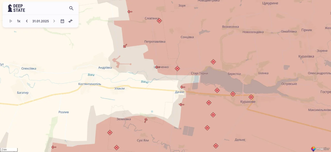 Ситуація на фронті — Війська РФ просунулися біля шести сіл на Донеччині ...