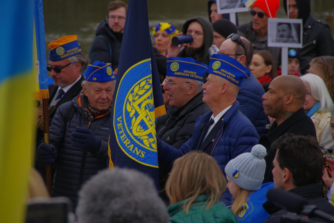 Rally dedicated to third anniversary of Russia's invasion of Ukraine ...