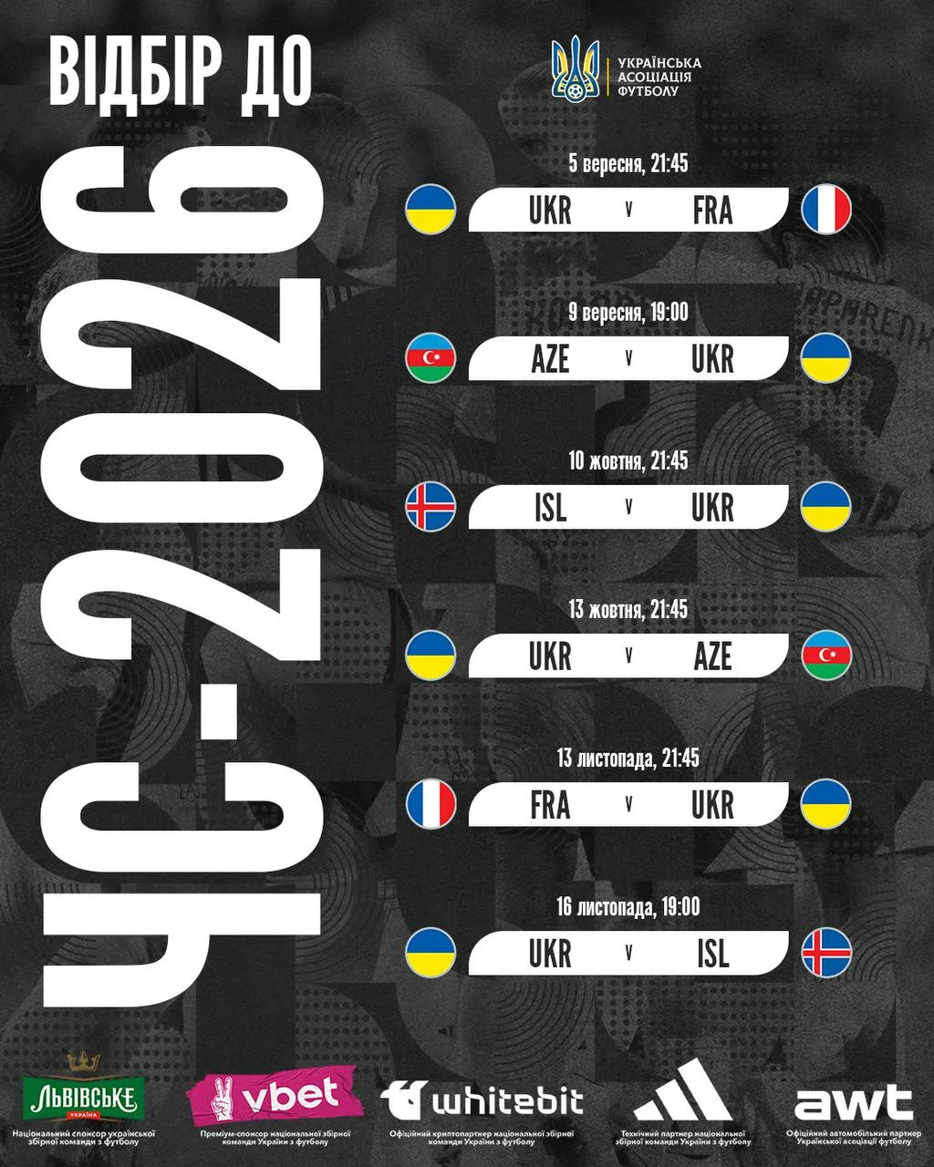 Відбір на ЧС 2026 — збірна Франції стала останнім суперником України у квалфікації Nv