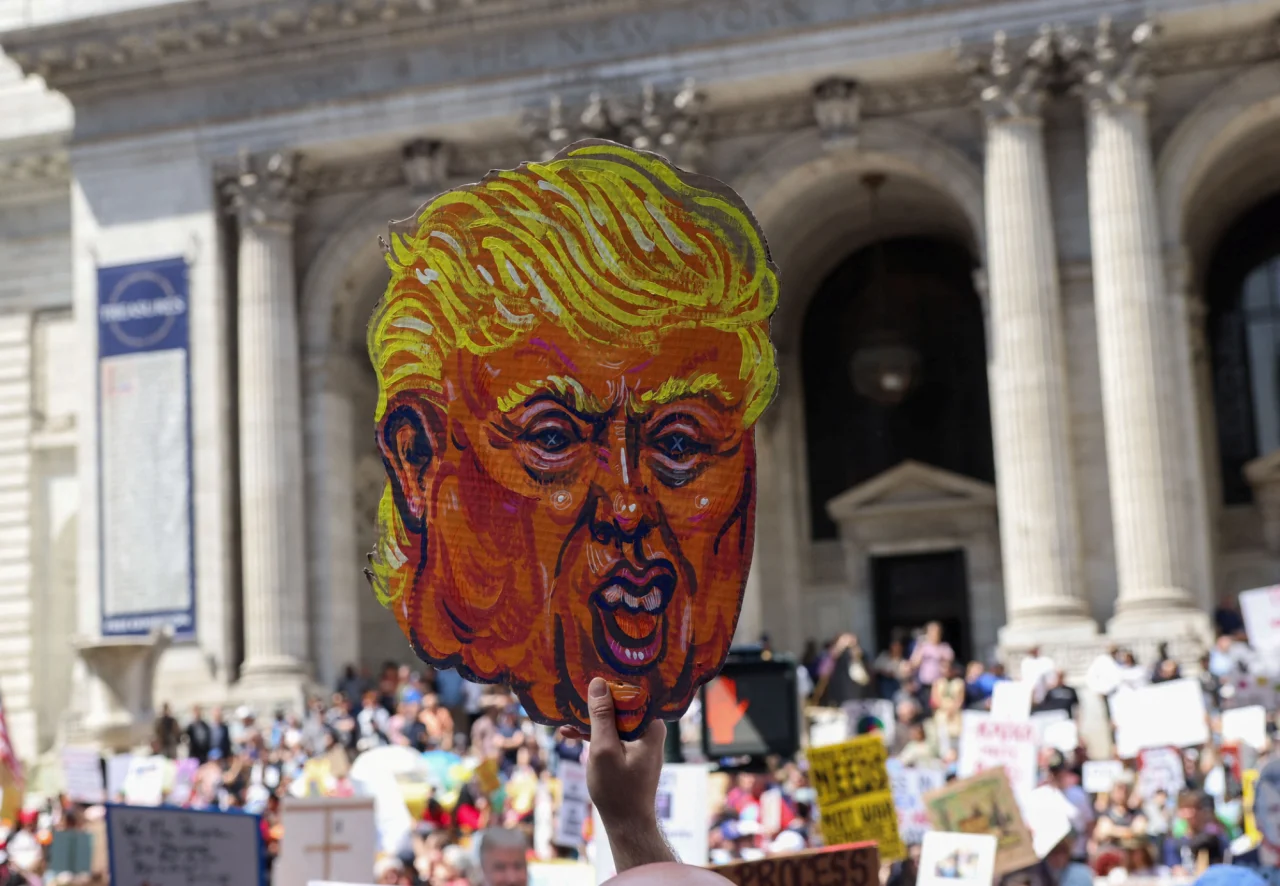 Protests against Trump erupt nationwide amid fears over freedoms and ...