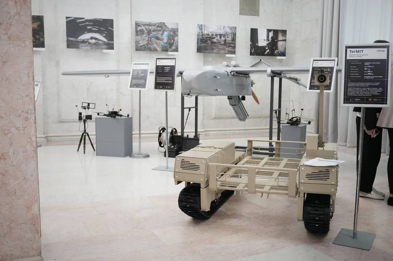 Ударный беспилотник FP-1 презентовали на выставке украинских дронов и оружия, фото / NV