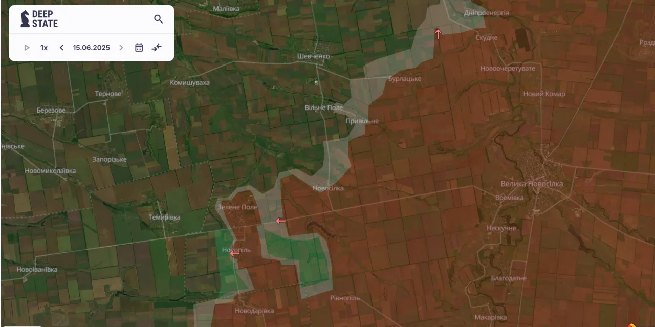 Росія має просування біля двох населених пунктів у Донецькій області — карти DeepState / NV