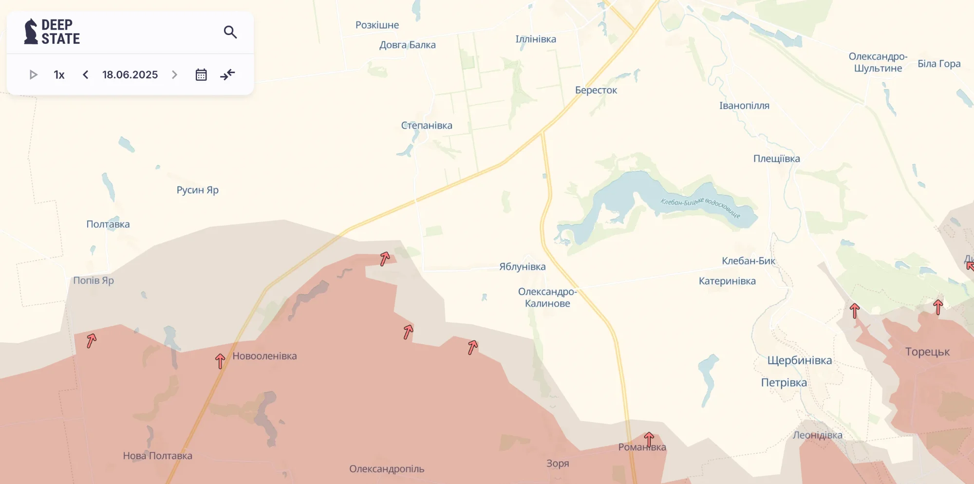 Російські війська просунулися у Сумській і Донецькій областях — карта DeepState / NV