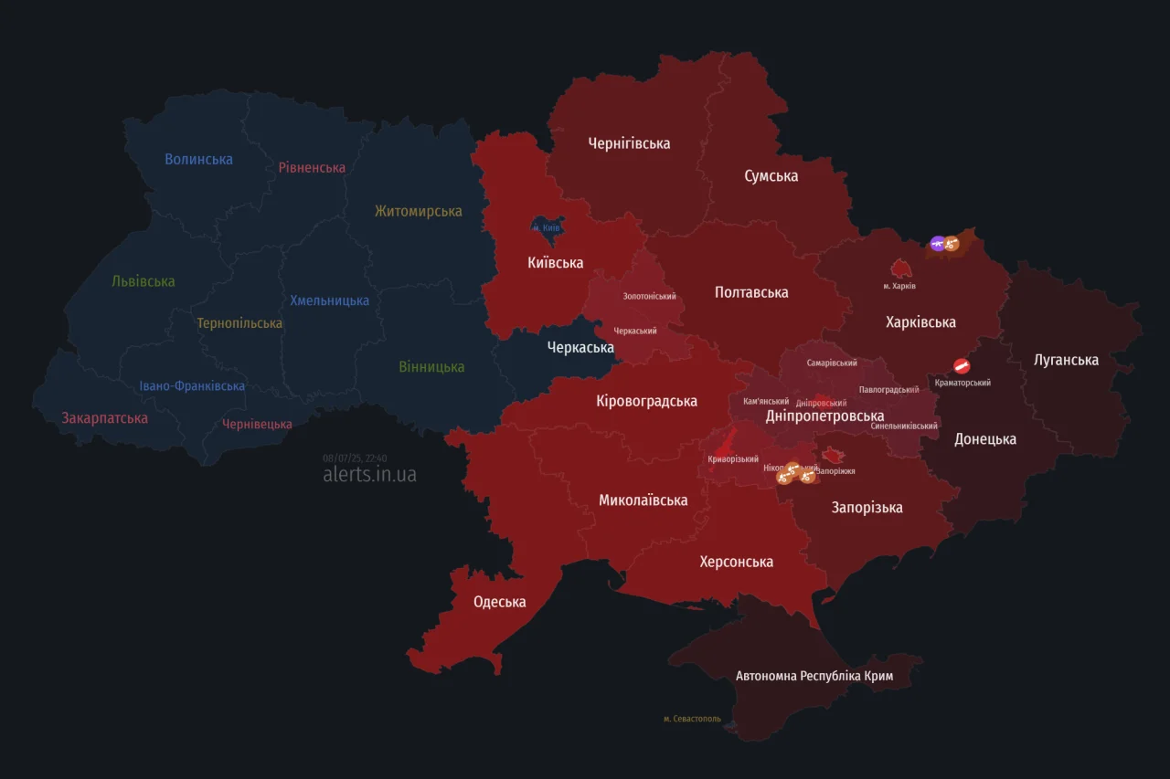 Атака шахедами 8 июля — Взрывы прогремели в Херсоне и Николаеве / NV