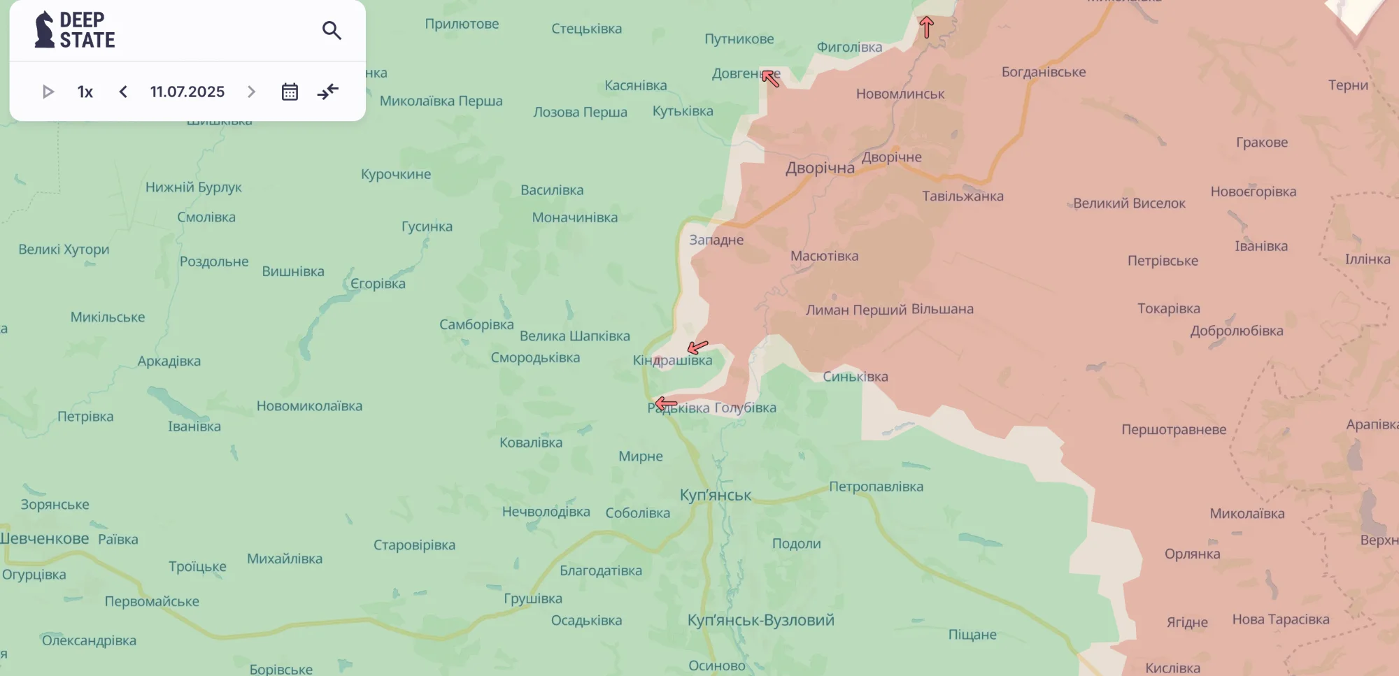 Войска России захватили еще два села на фронте — карта DeepState / NV