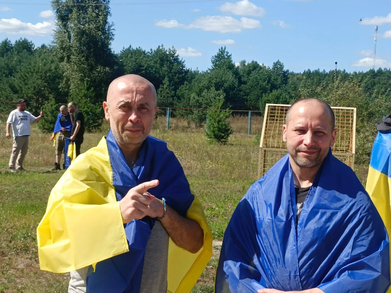 Prisoner exchange on August 14: First footage after returning from ...