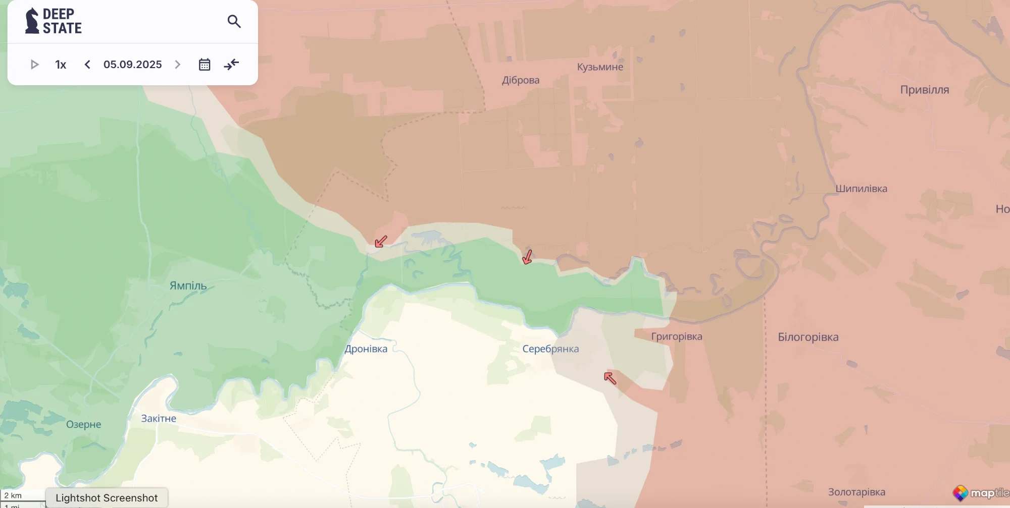 Росія просунулася в Юнаківці у Сумській області та на Дніпропетровщині - карта DeepState / NV