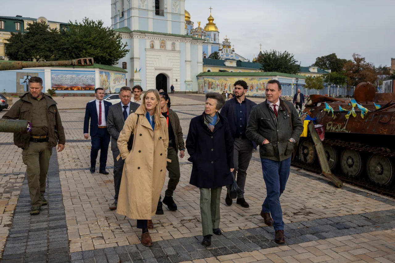 Princess Anne makes unannounced visit to Kyiv to support Ukrainian ...