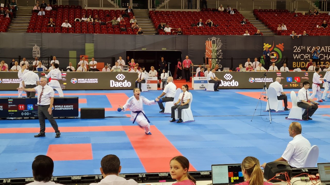 Olympic runner-up Terliuga loses chance at gold after timekeeper error at karate worlds / The ...
